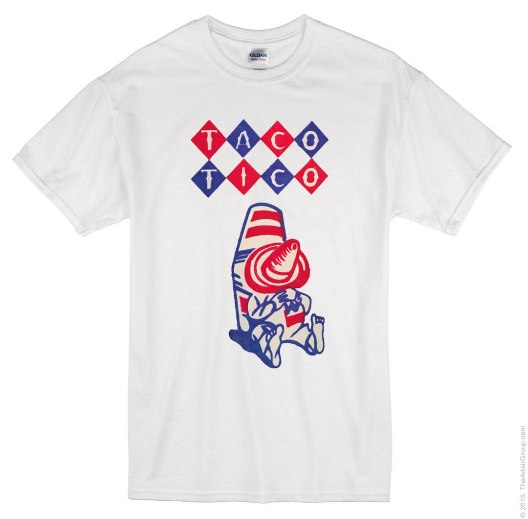 Vintage Style "taco Tico" T-shirt ~ Original Logo ~ Available in Black ...