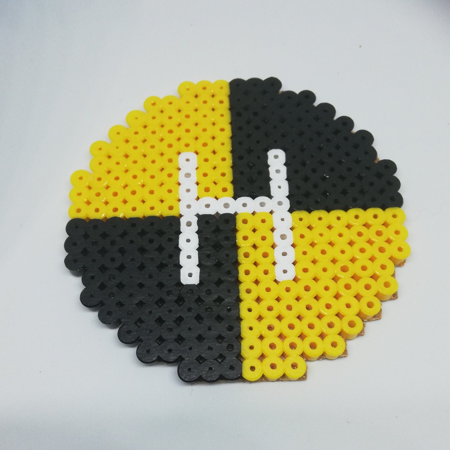 House Colour Hama Bead Coasters Circle - Etsy Australia
