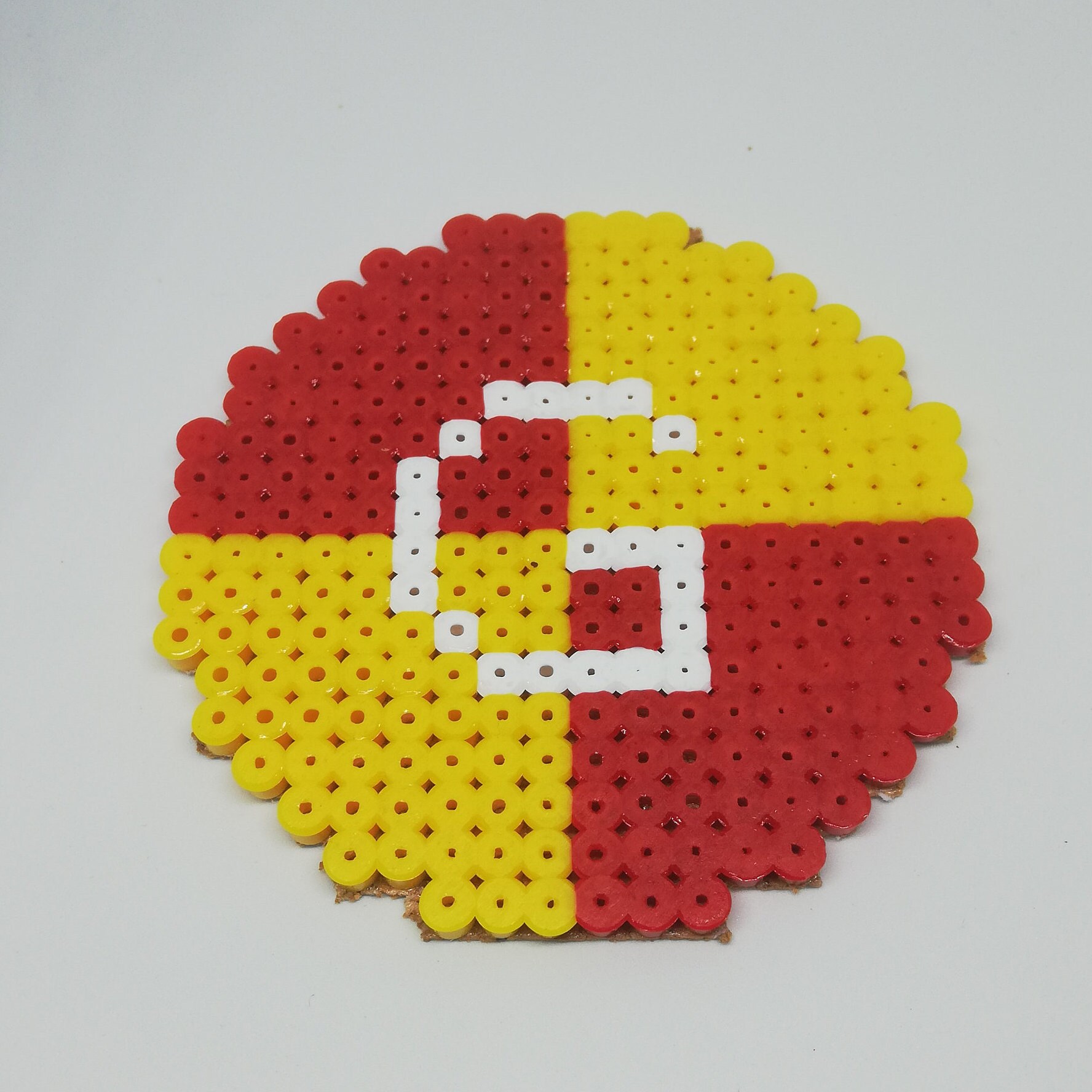 House Colour Hama Bead Coasters Circle - Etsy Australia