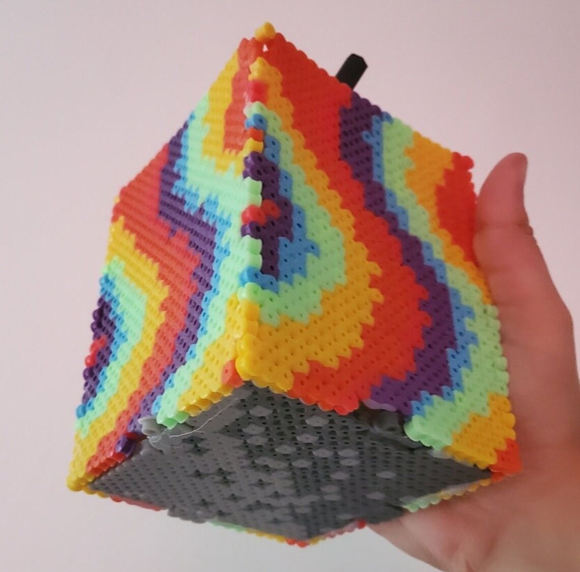 Rainbow Pen Pot - Hamabead - Etsy