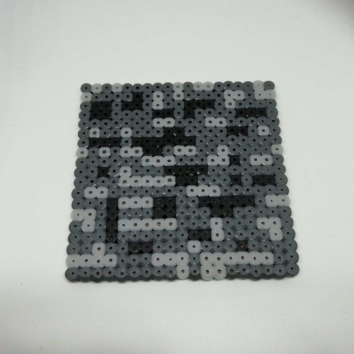 Minecraft Ore Hama Bead Coasters Handmade Perler Beads Gold - Etsy