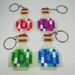Minecraft Ore Hama Bead Coasters Handmade Perler Beads Gold - Etsy