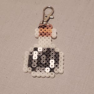 Pixel Art Potion Bottle Keyring Handmade Hama Bead Design Cute, Geeky ...