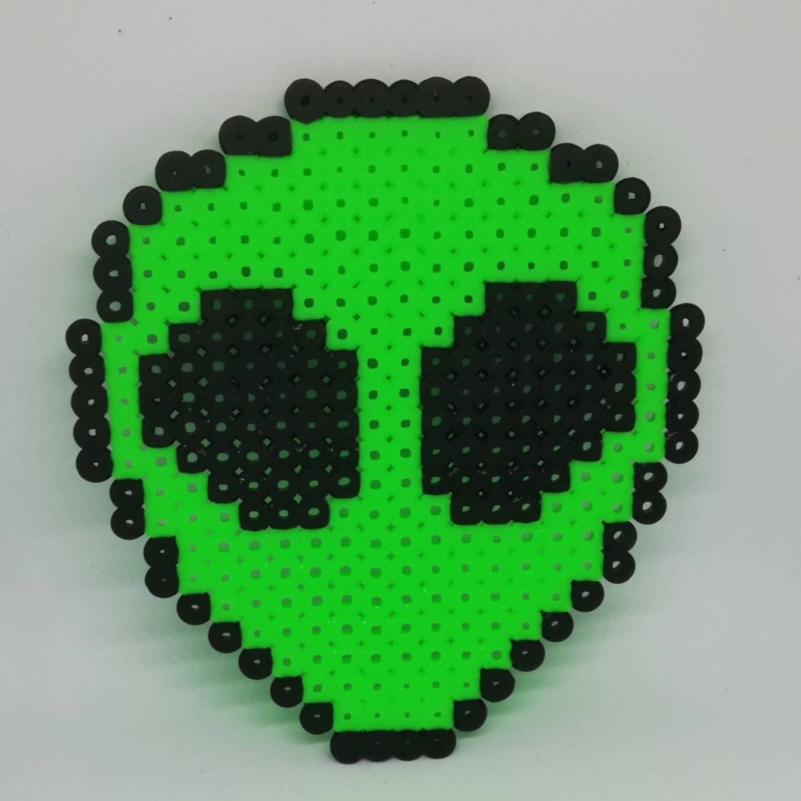 Green Alien Coasters/decal [set of 1-2] Handmade Hama Perler Beads - Etsy