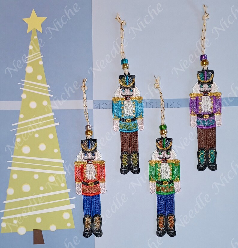 Lace Nutcracker Ornaments - Set of 4 - Etsy