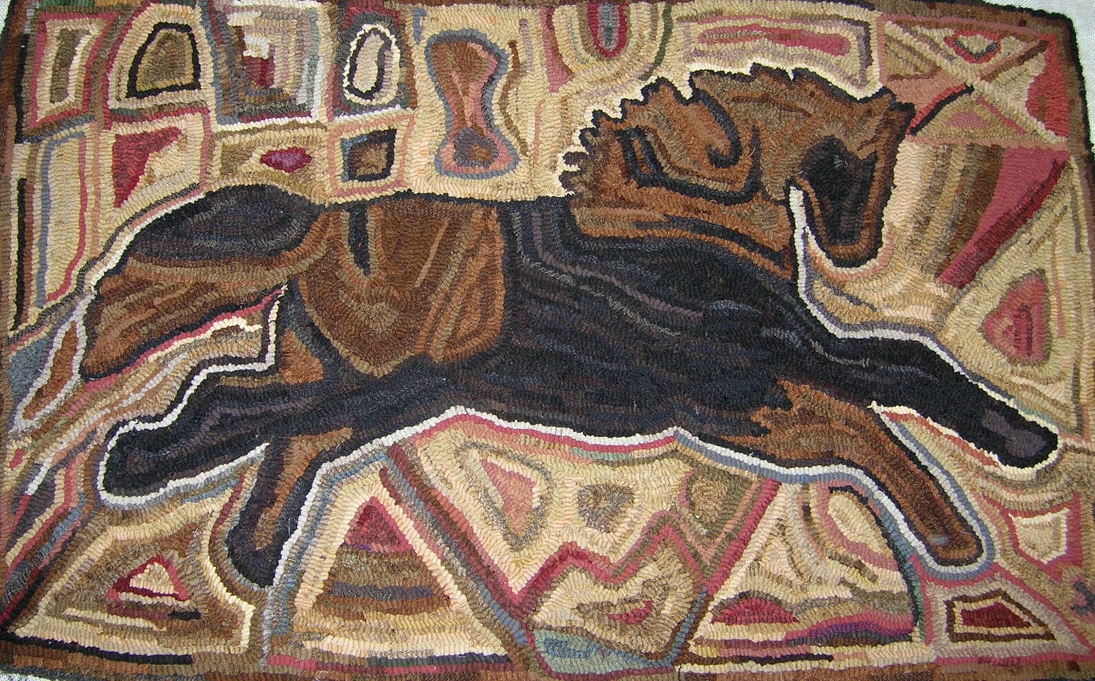 Rug Hooking Pattern on Linen, Heirloom Horse - Etsy