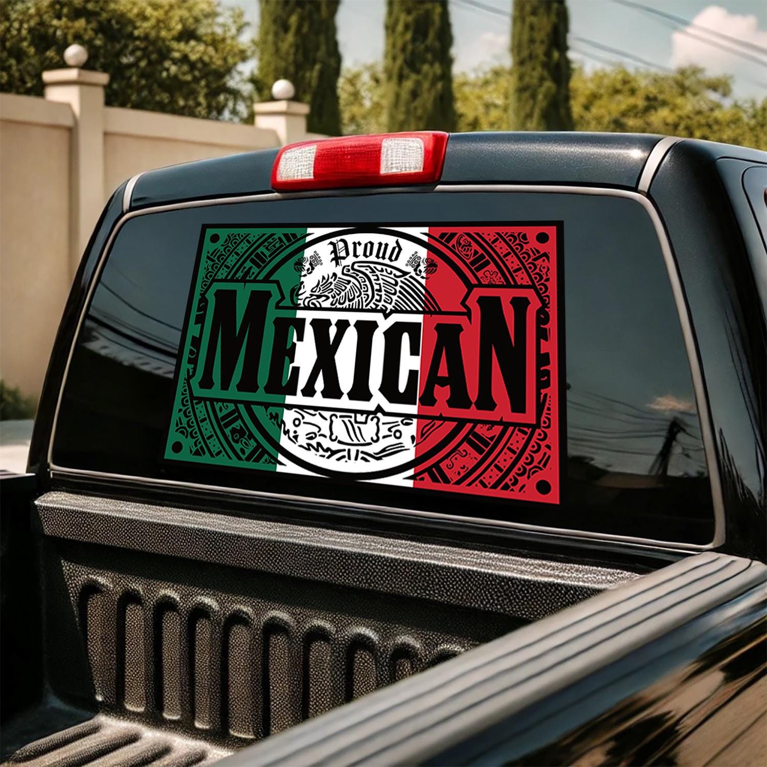 Proud Mexican Sticker Decal Mexican Heritage Vinyl Decal Orgullo ...