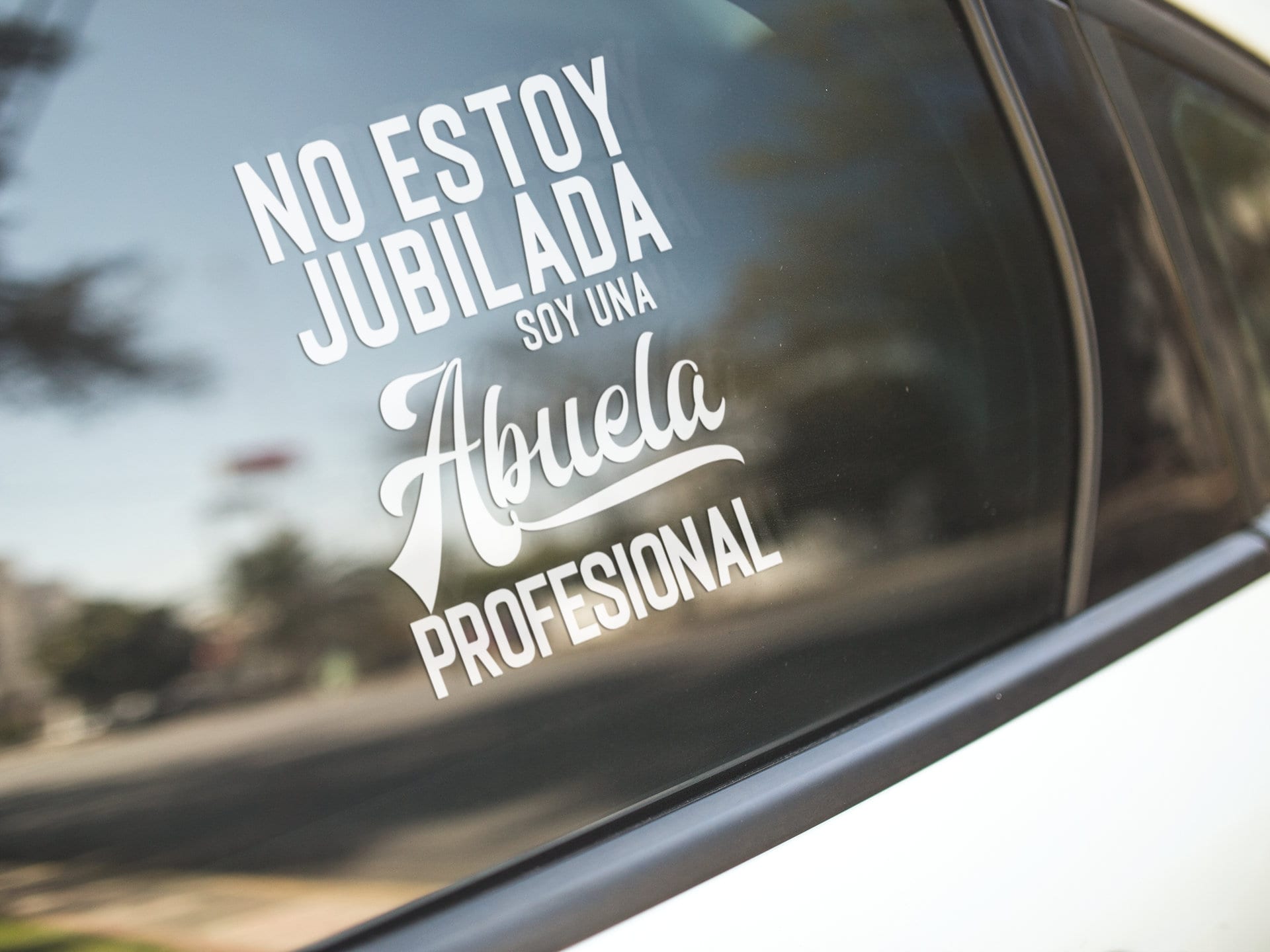 Decal Sticker Vinyl No Estoy Jubilada Soy Una Abuela Decals | Etsy