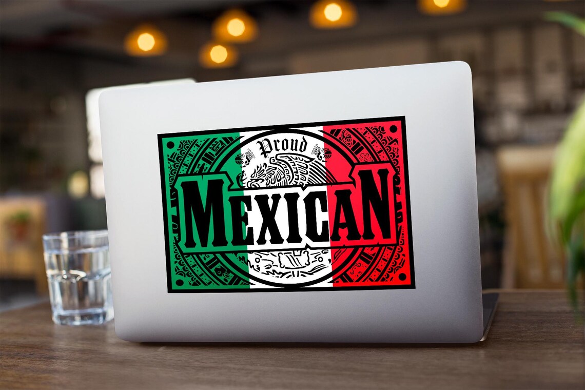 Proud Mexican Sticker Decal Mexican Heritage Vinyl Decal Orgullo ...