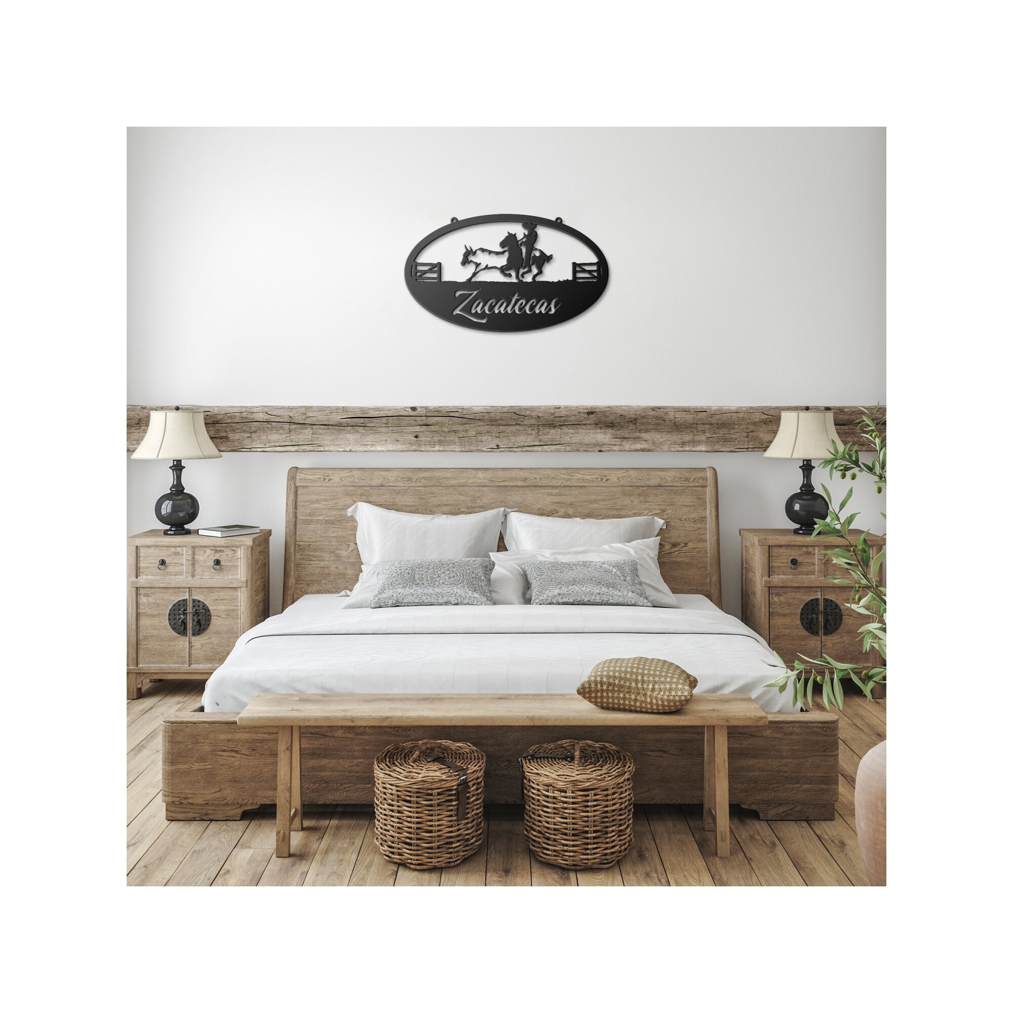 Zacatecas Mexico Coleadero Letrero De Metal Mexican Rodeo | Etsy