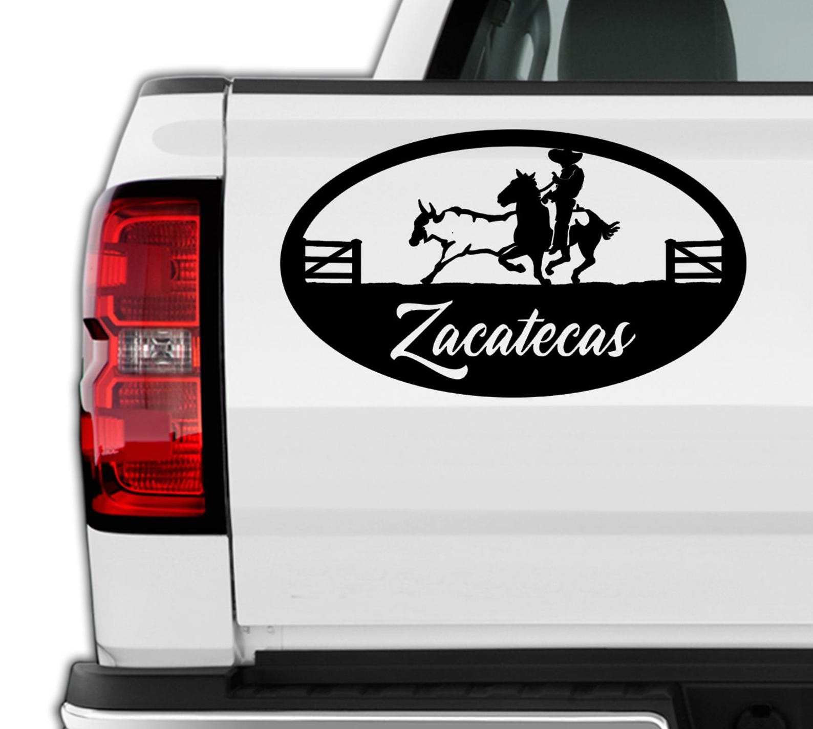 Mexico Decal Stickers Coleadero Charreada Rodeo Vinyl Stickers Para ...