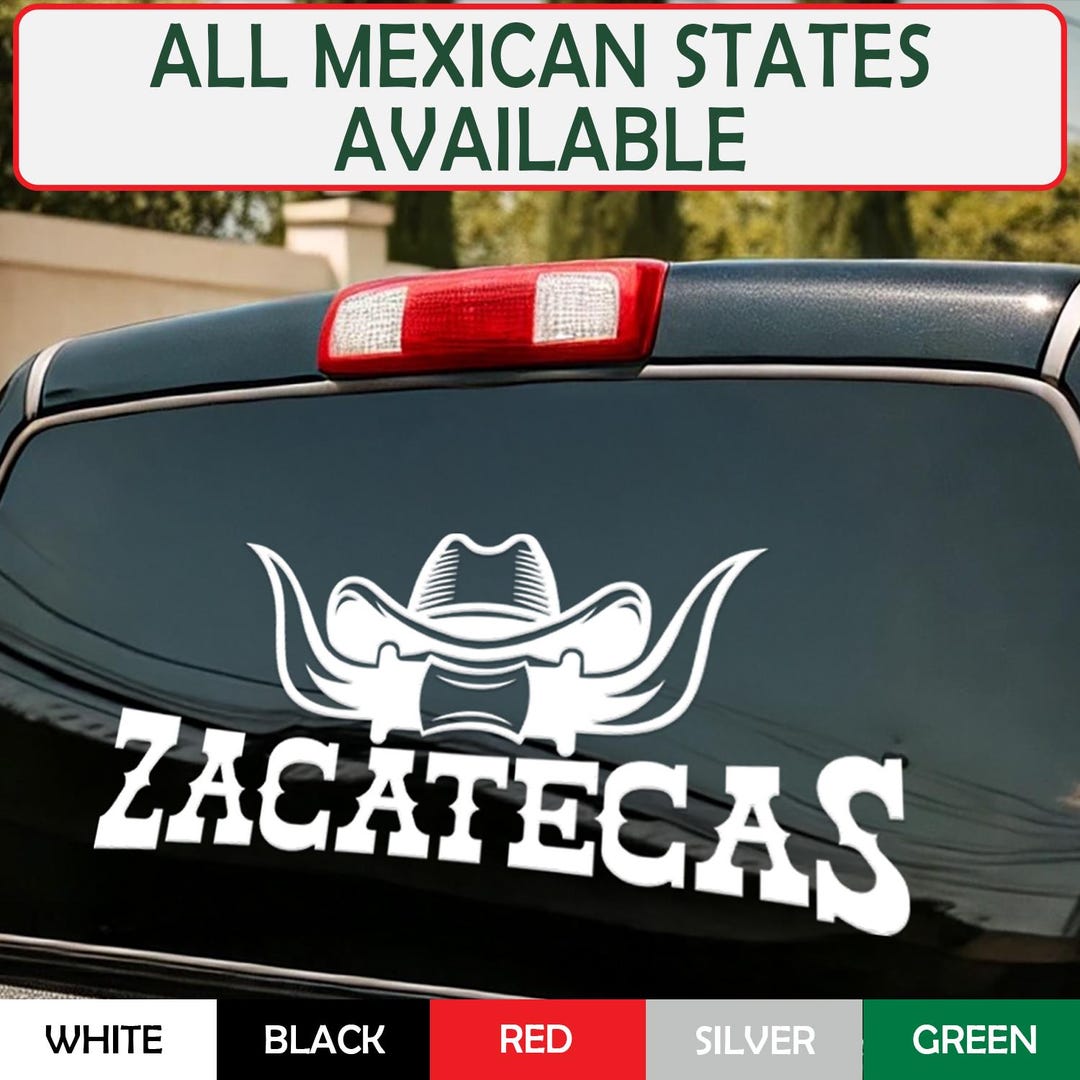 Stickers Calcomanías Para Carros Mexico Decal Stickers, Mexican States ...