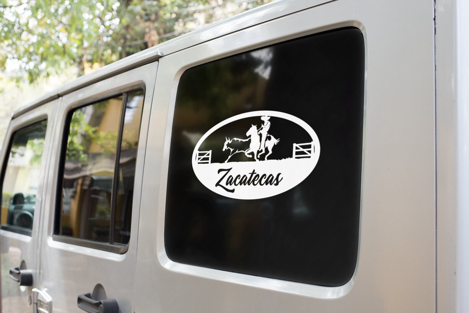 Zacatecas Decal Sticker Coleadero Charreada Rodeo Vinyl - Etsy