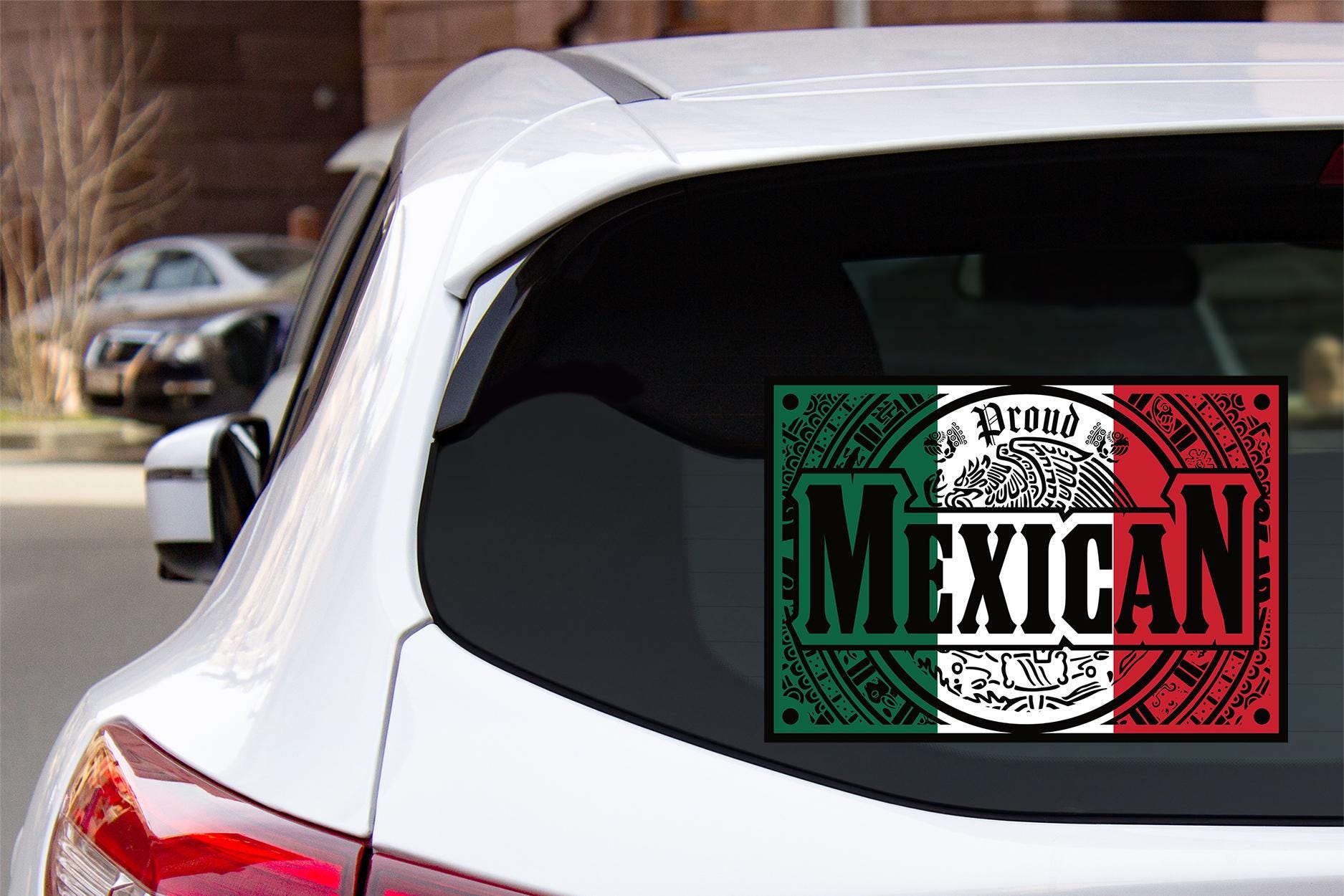 Proud Mexican Sticker Decal Mexican Heritage Vinyl Decal Orgullo ...