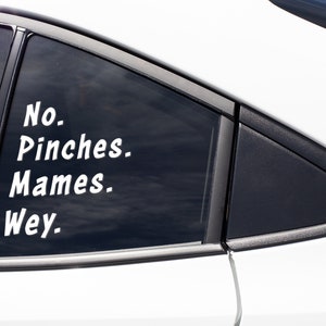 Funny Decal Sticker Vinyl No Pinches Mames Wey for Your Car or Truck in ...