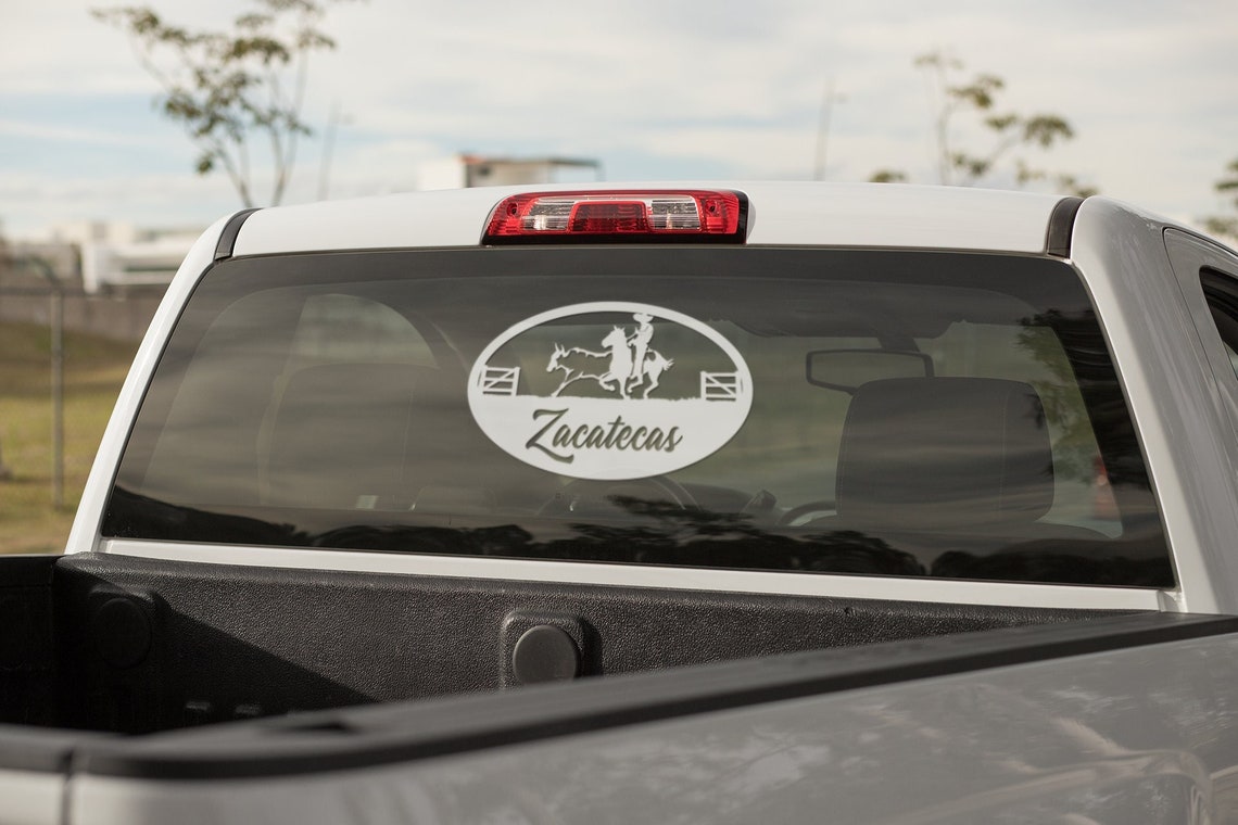 Zacatecas Decal Sticker Coleadero Charreada Rodeo Vinyl - Etsy