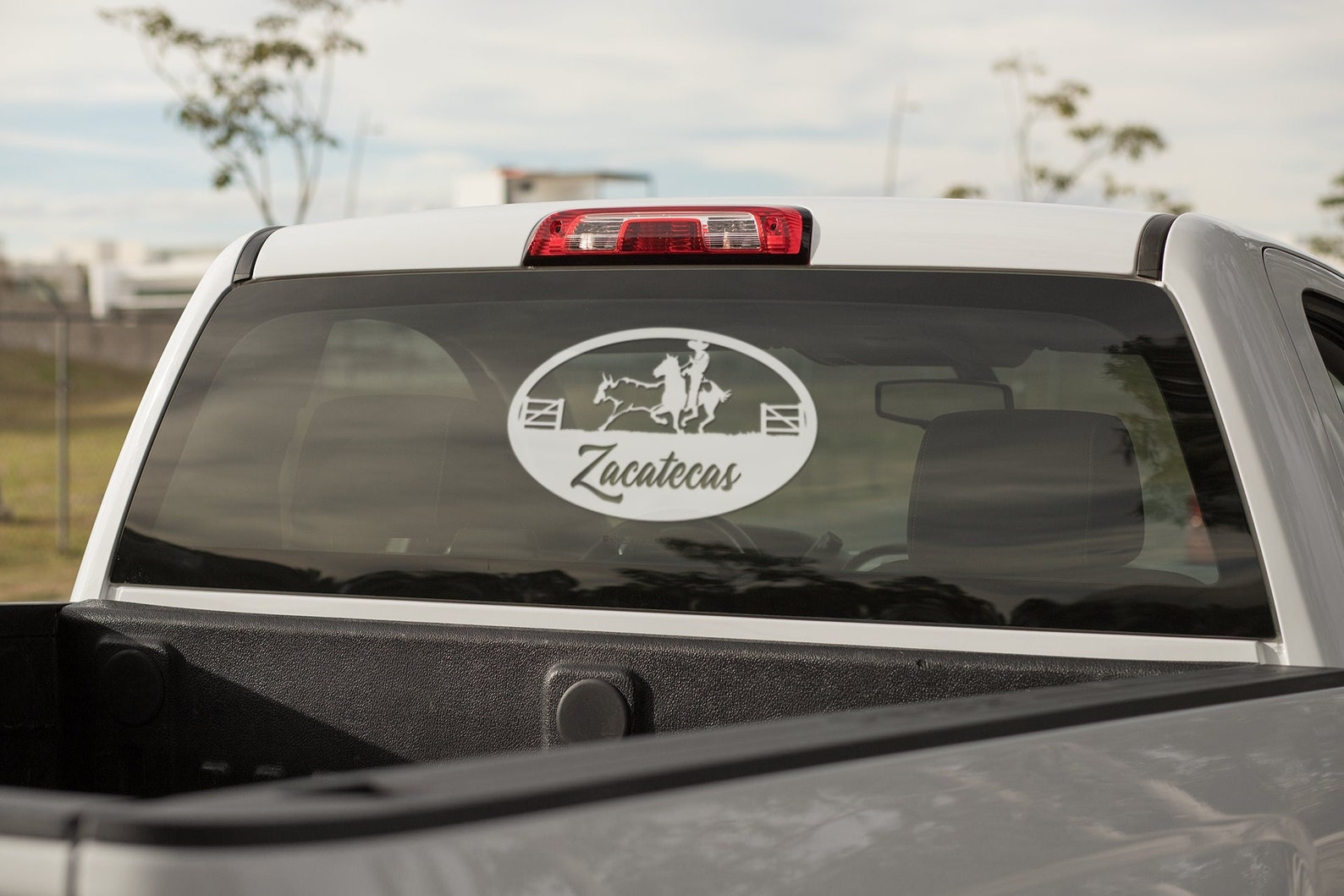 Zacatecas Decal Sticker Coleadero Charreada Rodeo Vinyl Personalized ...