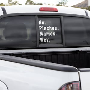 Funny Decal Sticker Vinyl No Pinches Mames Wey for Your Car or Truck in ...