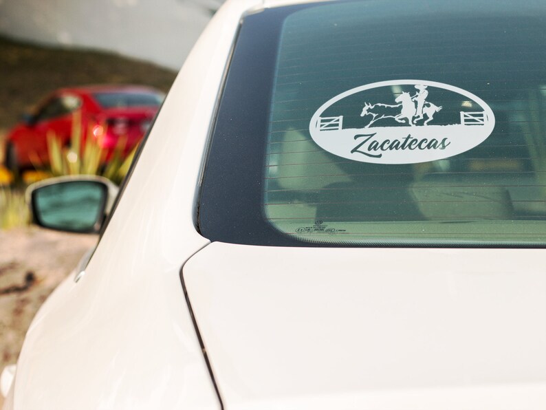 Zacatecas Decal Sticker Coleadero Charreada Rodeo Vinyl - Etsy