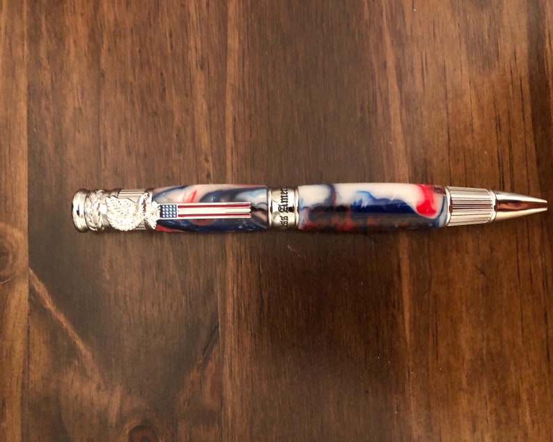 American Patriot Theme Ballpoint Custom Twist Pen American Flag and ...