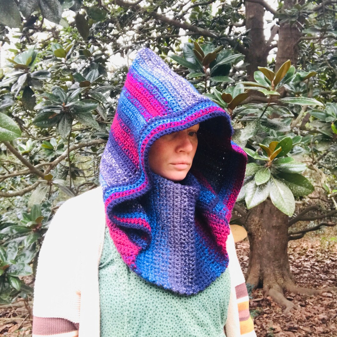 Viking Norse Crochet Hooded Cowl Crochet Pattern SCA Cosplay LARP - Etsy