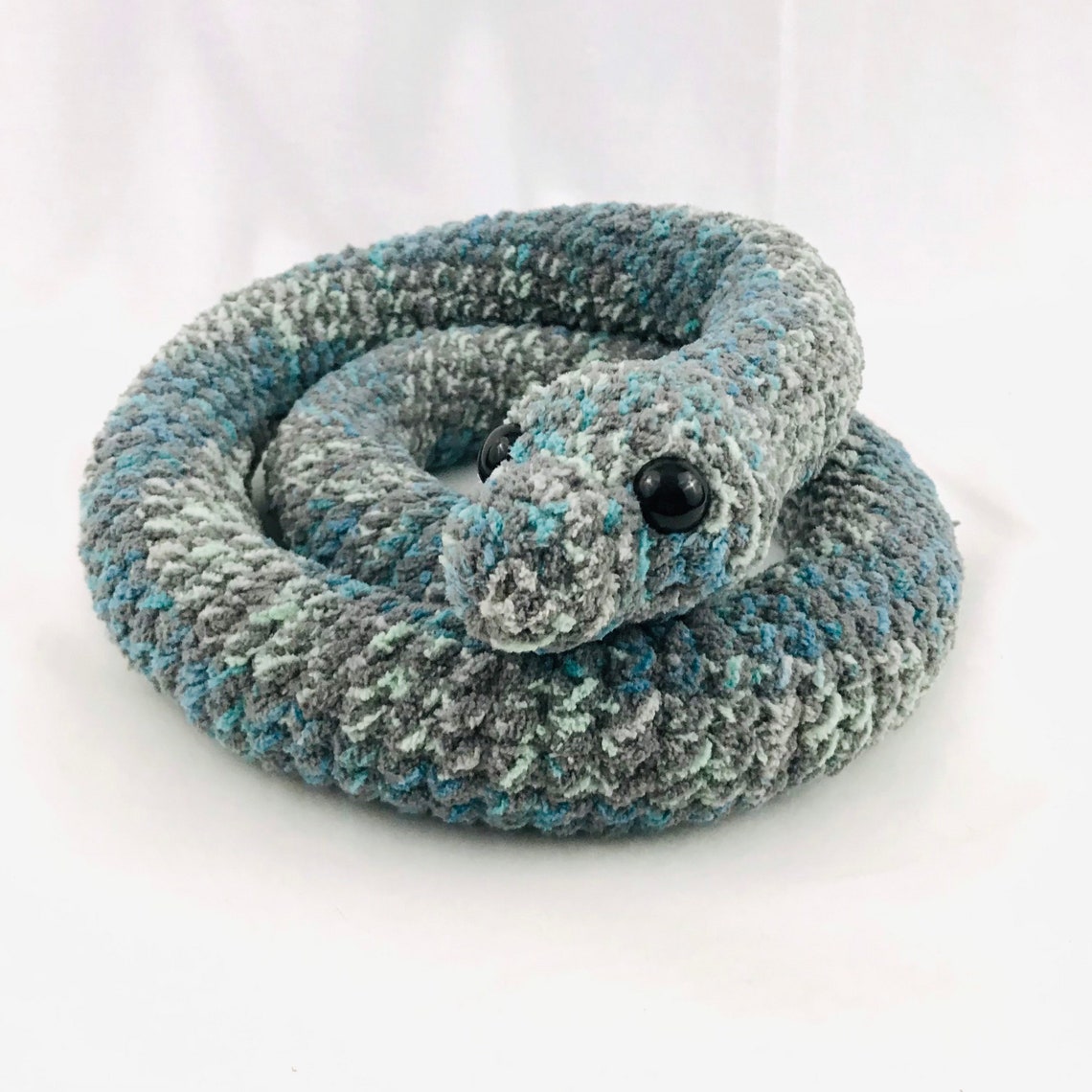 Crochet Snake Plushie Stuffed Animal Reptile Boa Constrictor - Etsy
