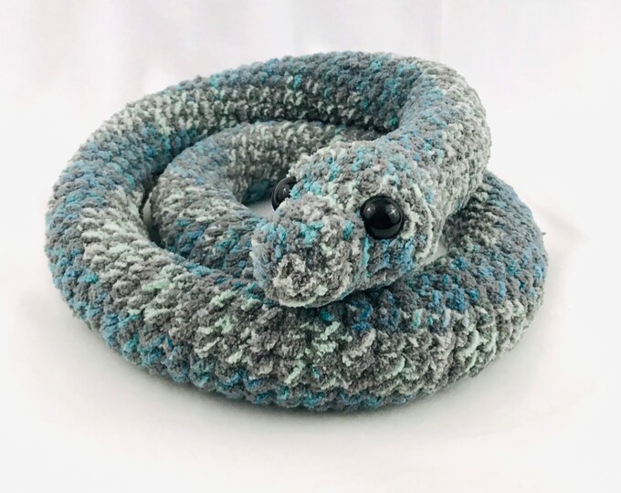 Crochet Snake Plushie Stuffed Animal Reptile Boa Constrictor - Etsy