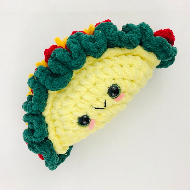 Tasty Taco Crochet Pattern - Etsy