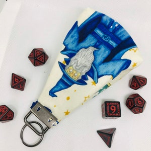 Magic Wizard Key Chain Fob Dice Bag - Etsy