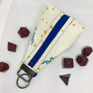 Magic Wizard Key Chain Fob Dice Bag - Etsy