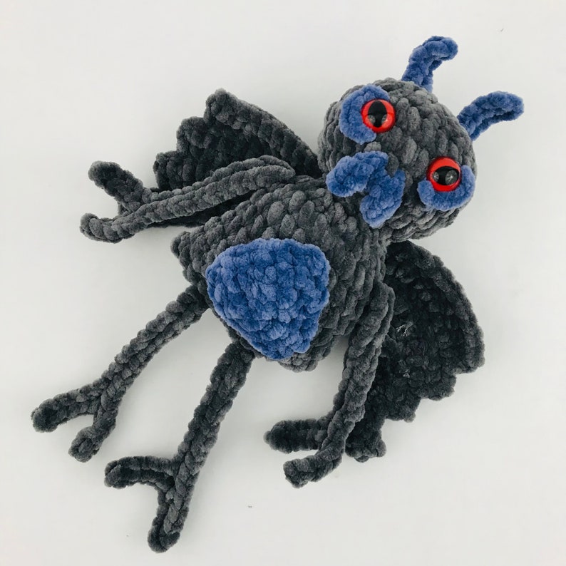 The Mothman Cryptid Crochet Pattern - Etsy UK