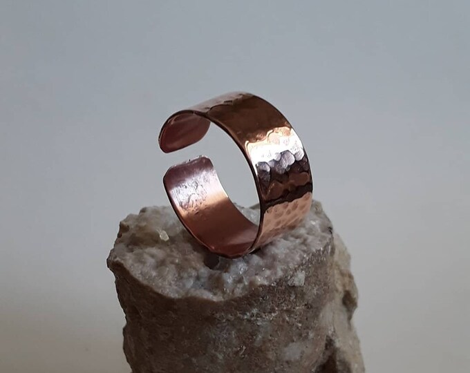 Polished Adjustable Copper Pipe Ring - Etsy