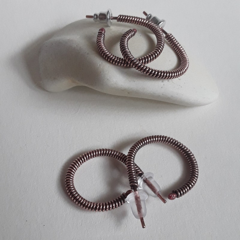 Wire Wrapped Hoops - Etsy