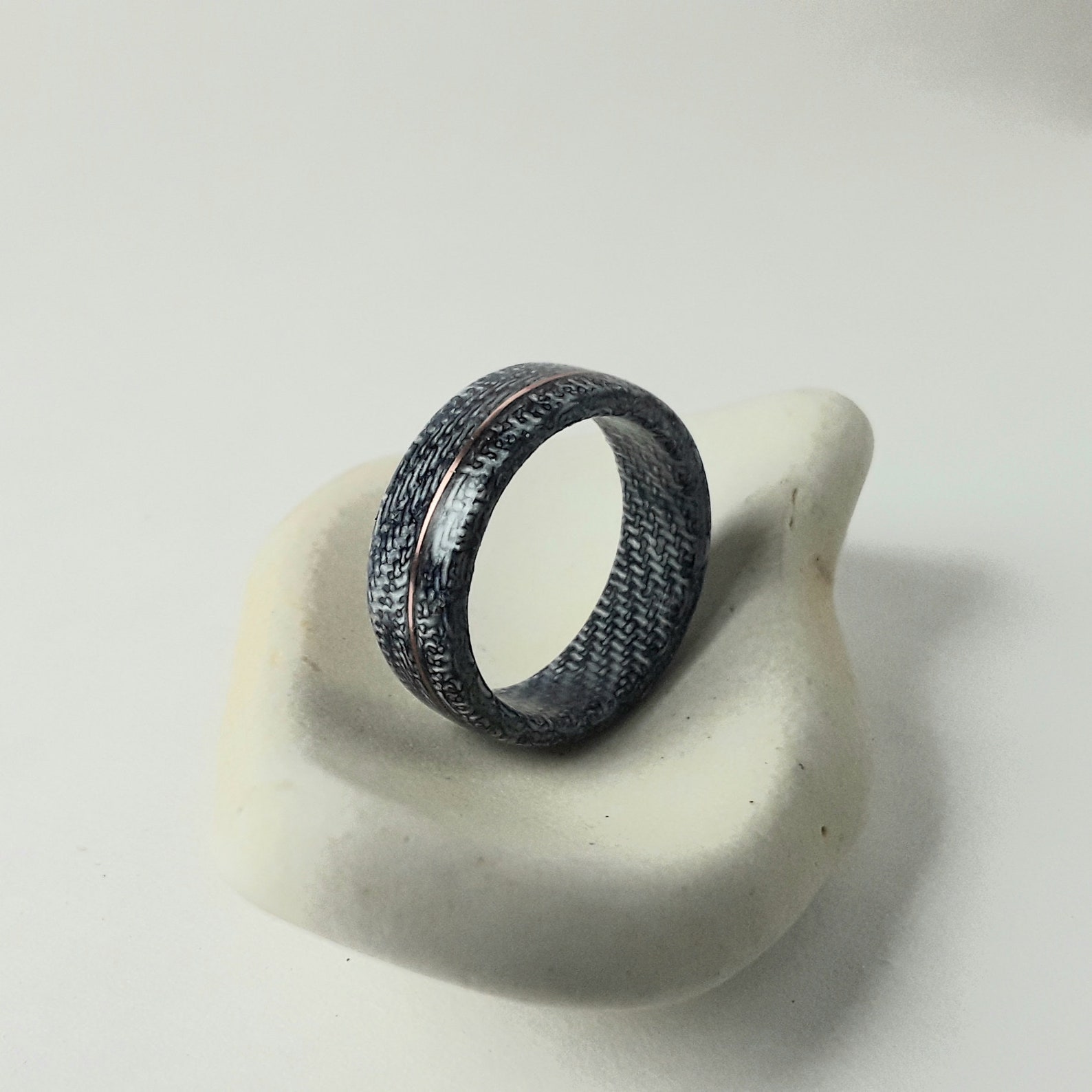 Resin Denim Ring - Etsy