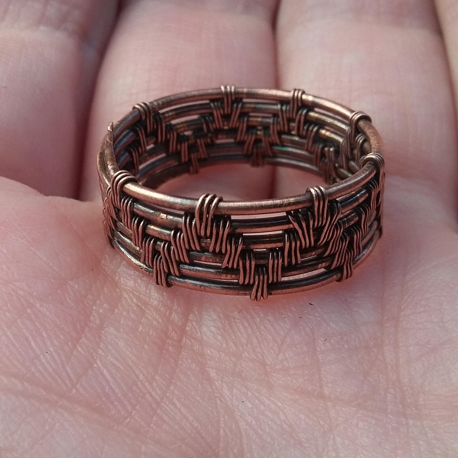Woven Wire Ring - Etsy