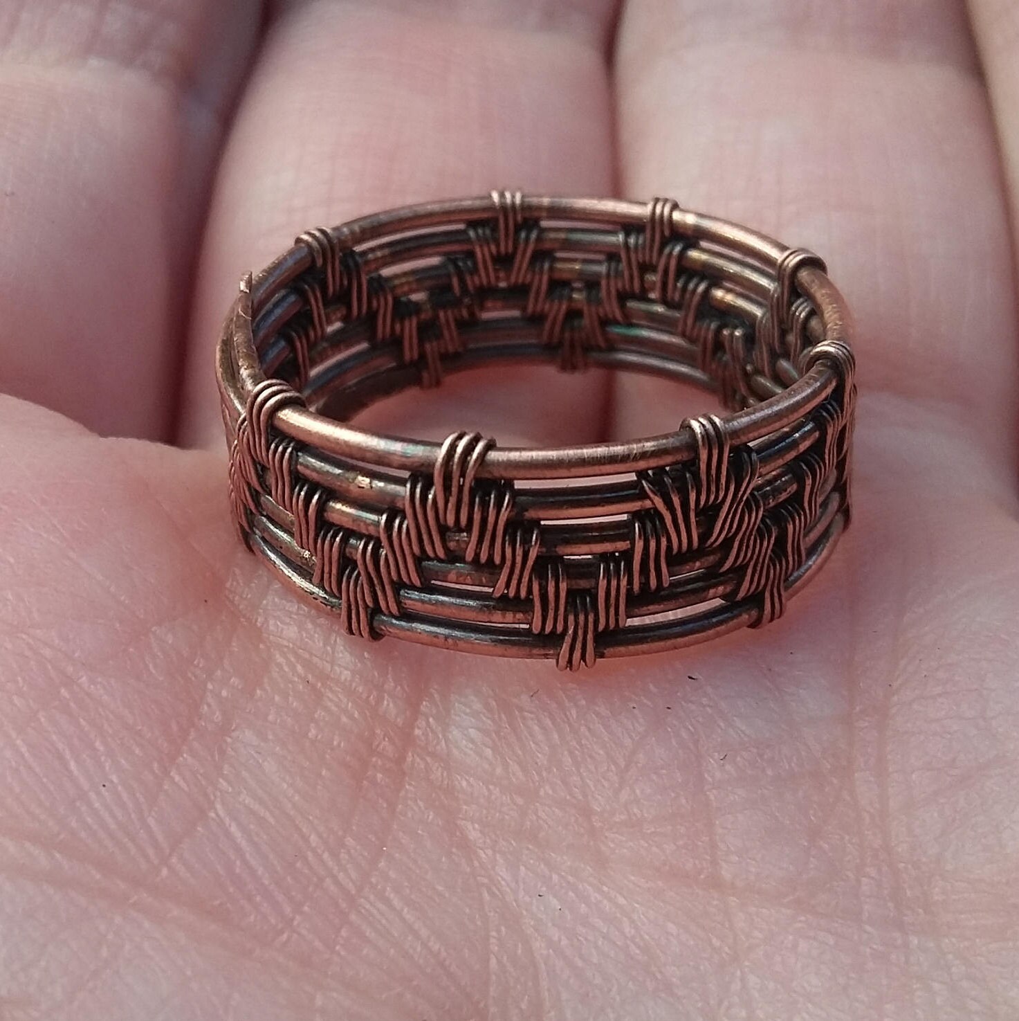 Woven Wire Ring - Etsy