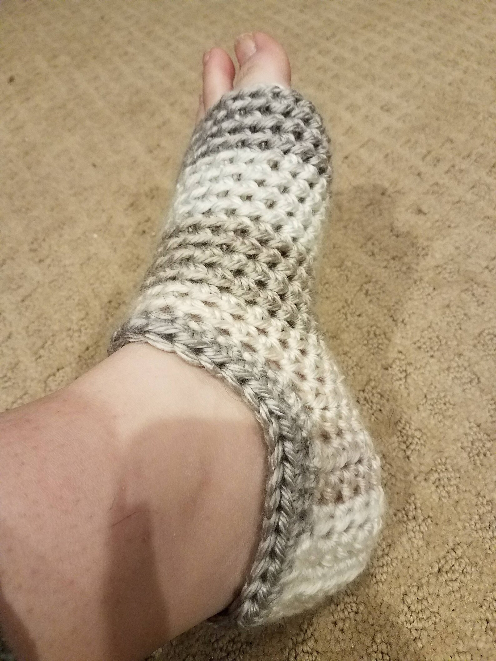 Crochet Toeless Socks, Yoga Socks, Pedicure Socks - Etsy