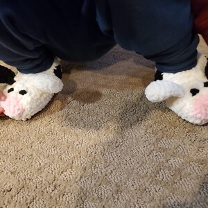 CROCHET PATTERN -- Cow Slippers - Etsy