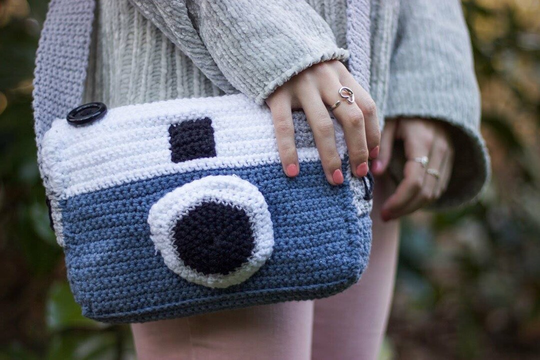 Crochet Camera Purse - Etsy