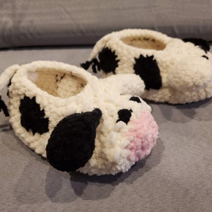 CROCHET PATTERN -- Cow Slippers - Etsy