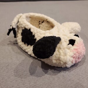 CROCHET PATTERN -- Cow Slippers - Etsy