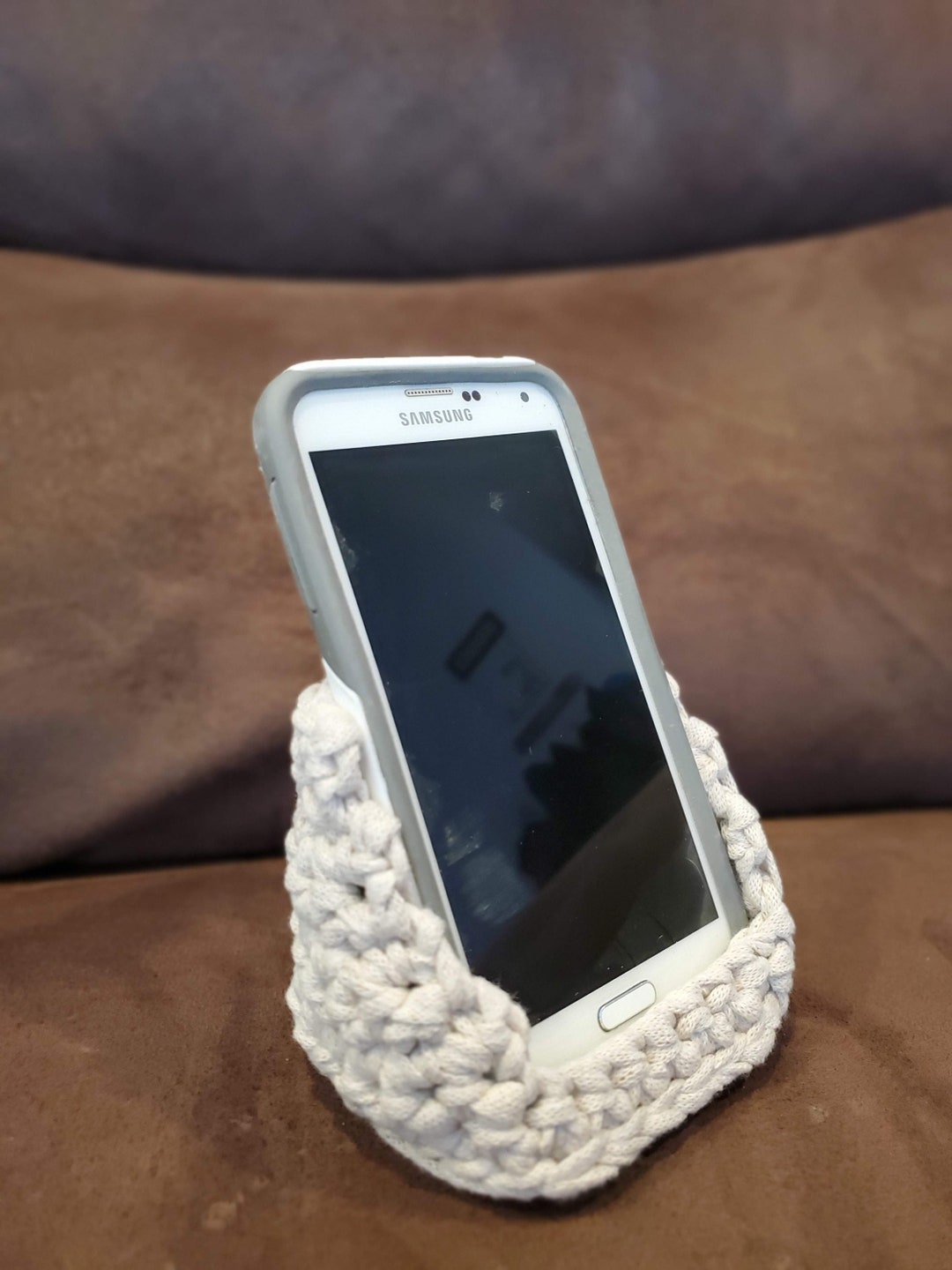 Crochet Cell Phone Stand - Etsy