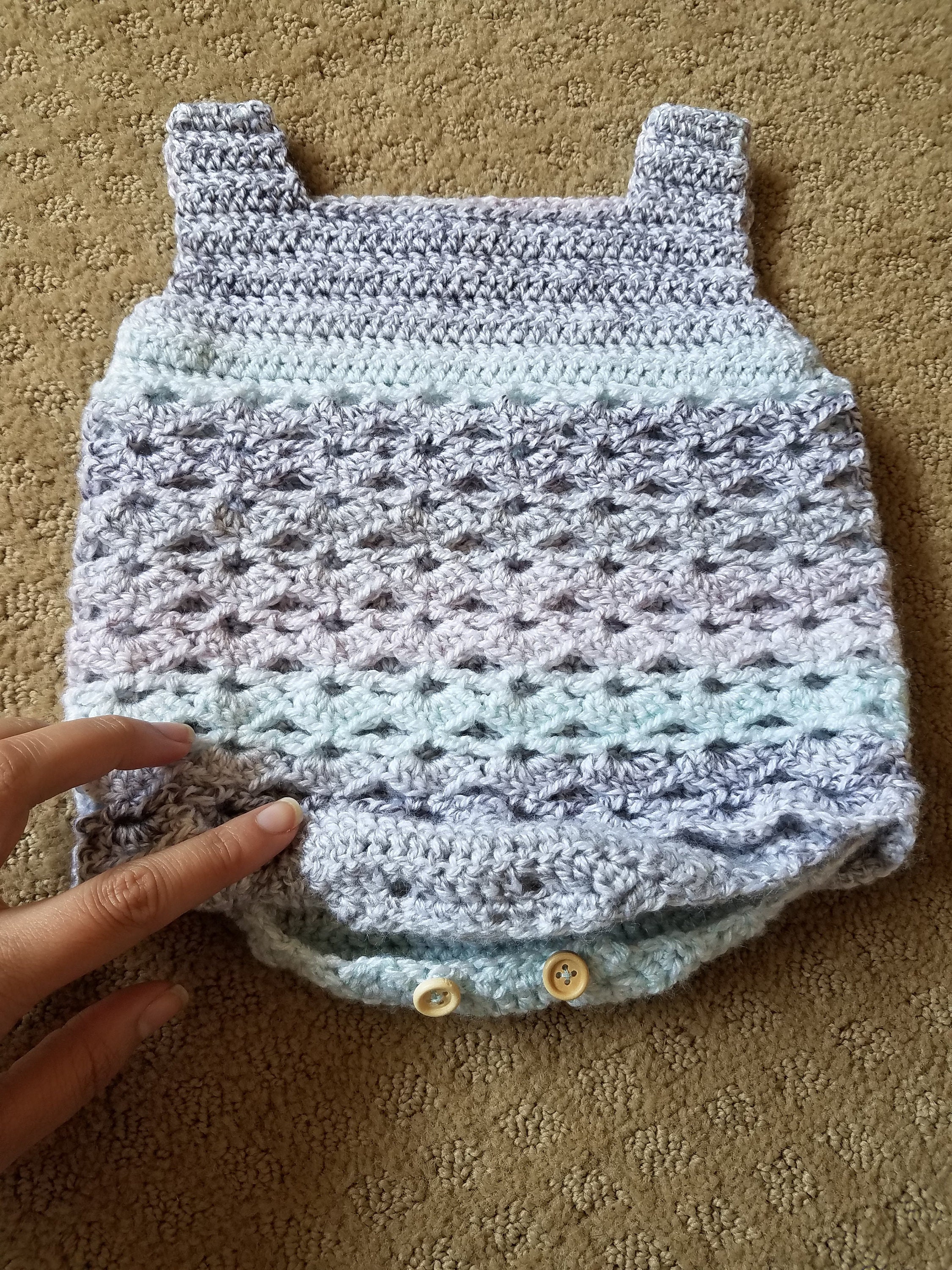 Crochet Baby Dress Romper - Etsy