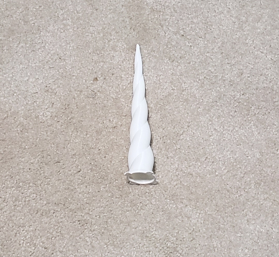 White Unicorn Horn - 8 Inches Tall - 3D Printed - Etsy
