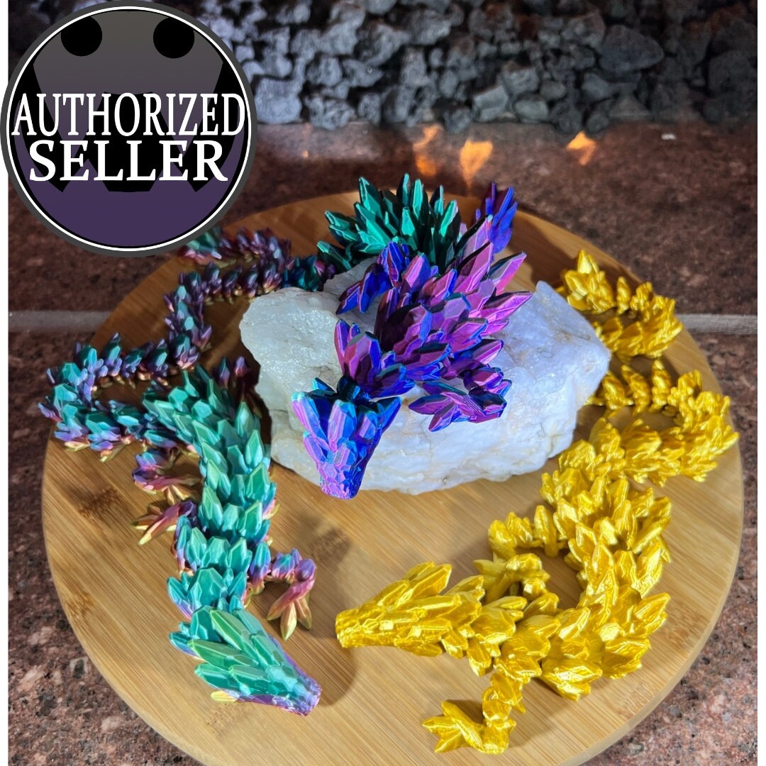 Dragon - 15 Inch - 3D Printed - Articulated - Etsy