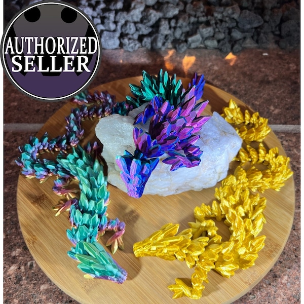 3d Printed Dragon Medium - Etsy