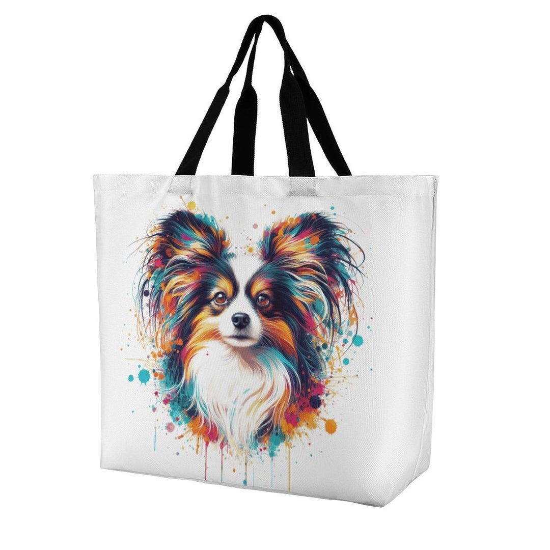 PAPILLON Paint Splatterlarge One Shoulder Shopping Bag all-over ...