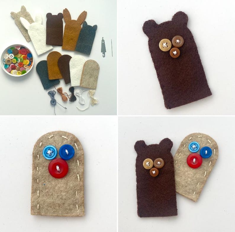 INTERMEDIATE SEWING SERIES: Sewing Finger Puppets - Etsy