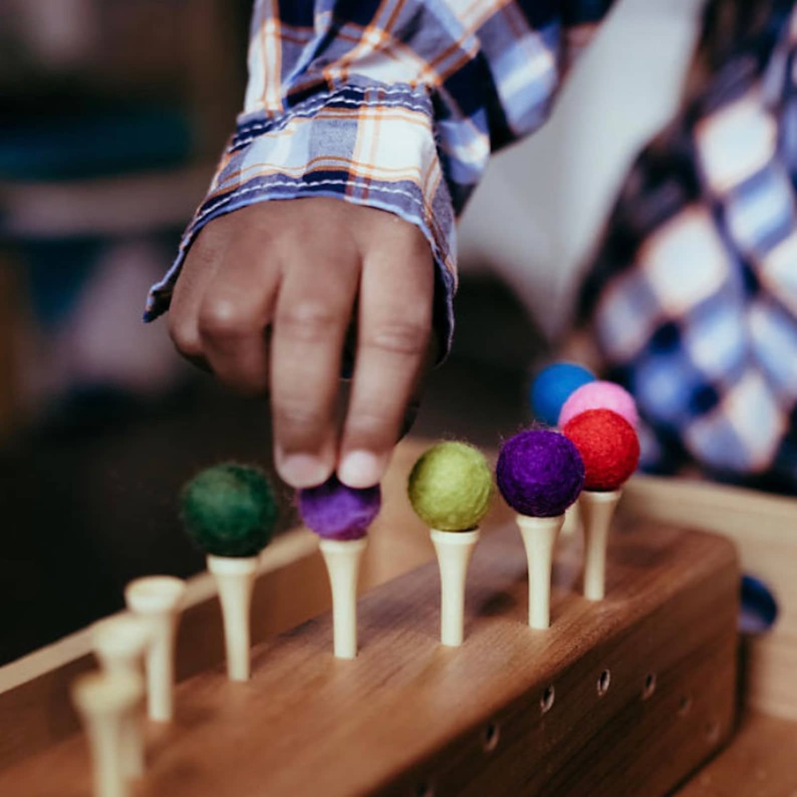 Block of Holes Fine Motor Activity - Etsy