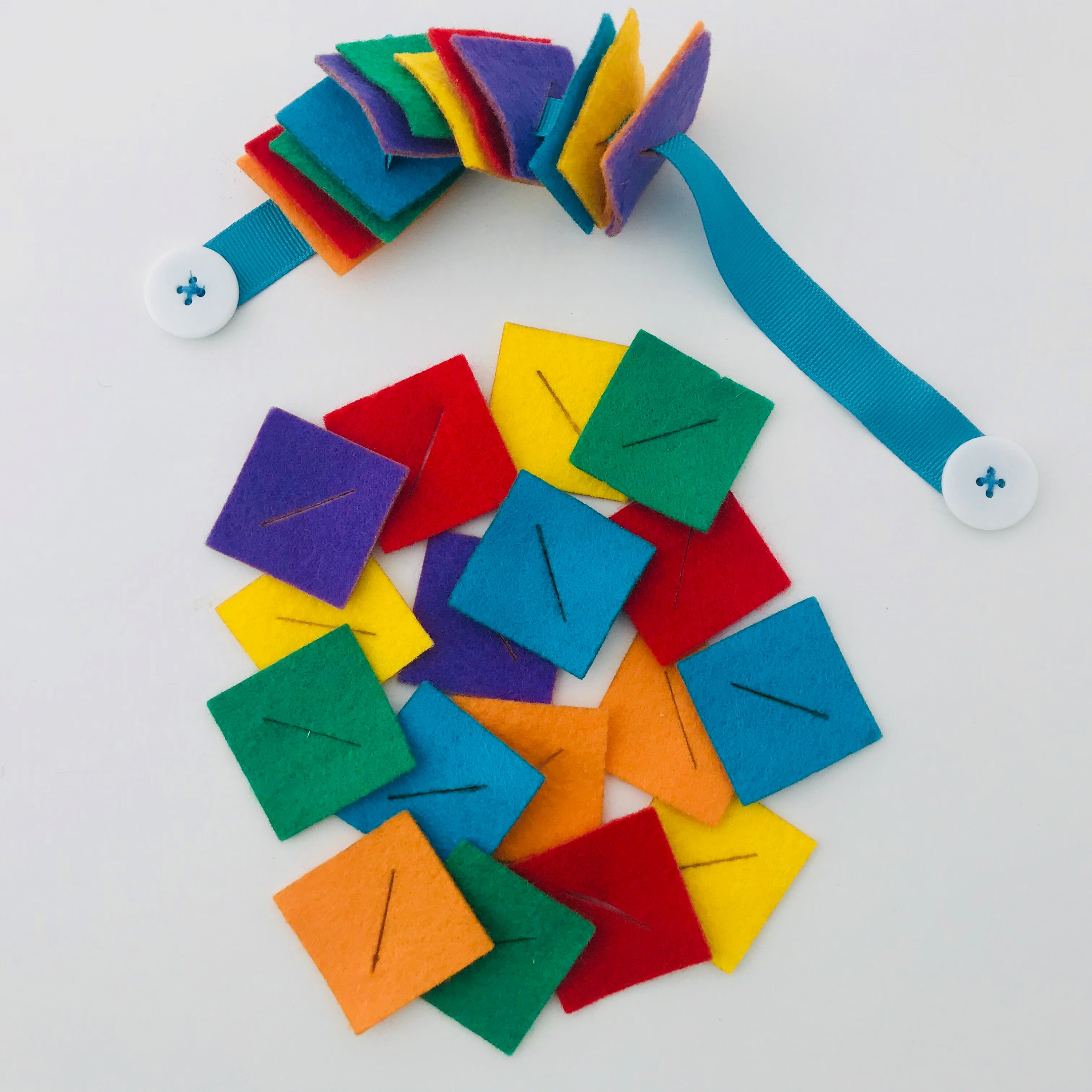 Montessori Inspired Buttoning activity | Etsy